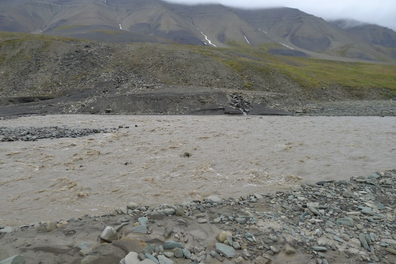 Z Tverrdalen do údolí Reindalen Svalbard 2013