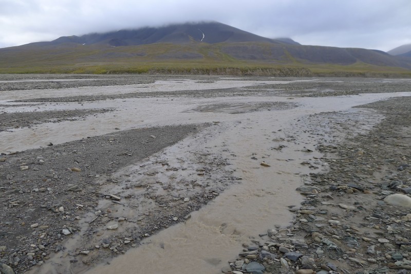 Z Tverrdalen do údolí Reindalen Svalbard 2013